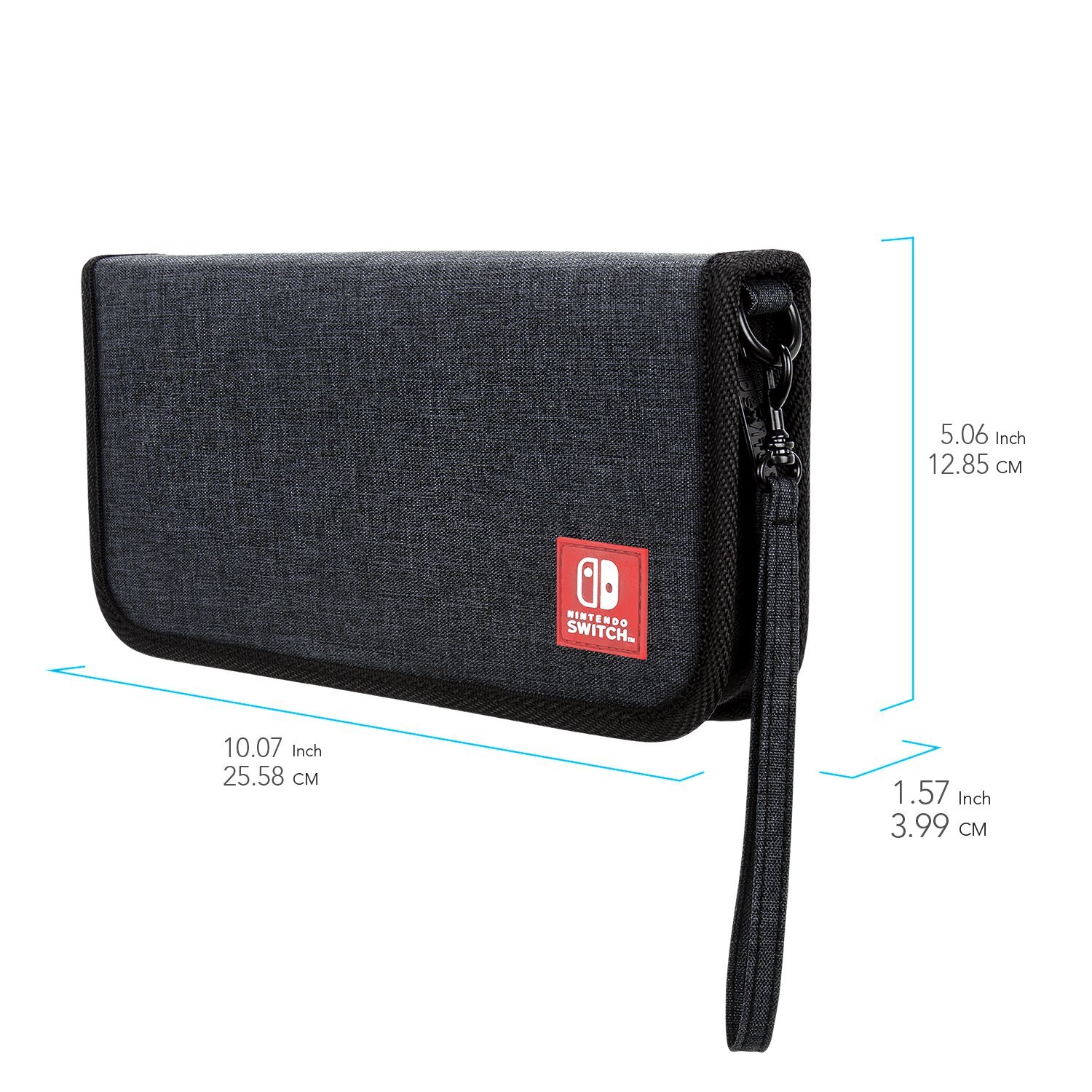 PDP Gaming Nintendo Switch Starter Kit | Travel Case, Joy Con Guards, Earbuds: Grey - Nintendo Switch
