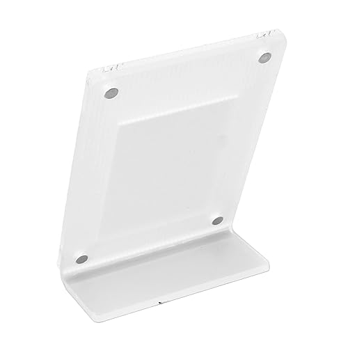 Photo Frame, Simple Cleaning, Sturdy Magnetic Tabletop Decorative Frame for Photos in Clear Acrylic for Cards (Transparent (Wave Pattern))