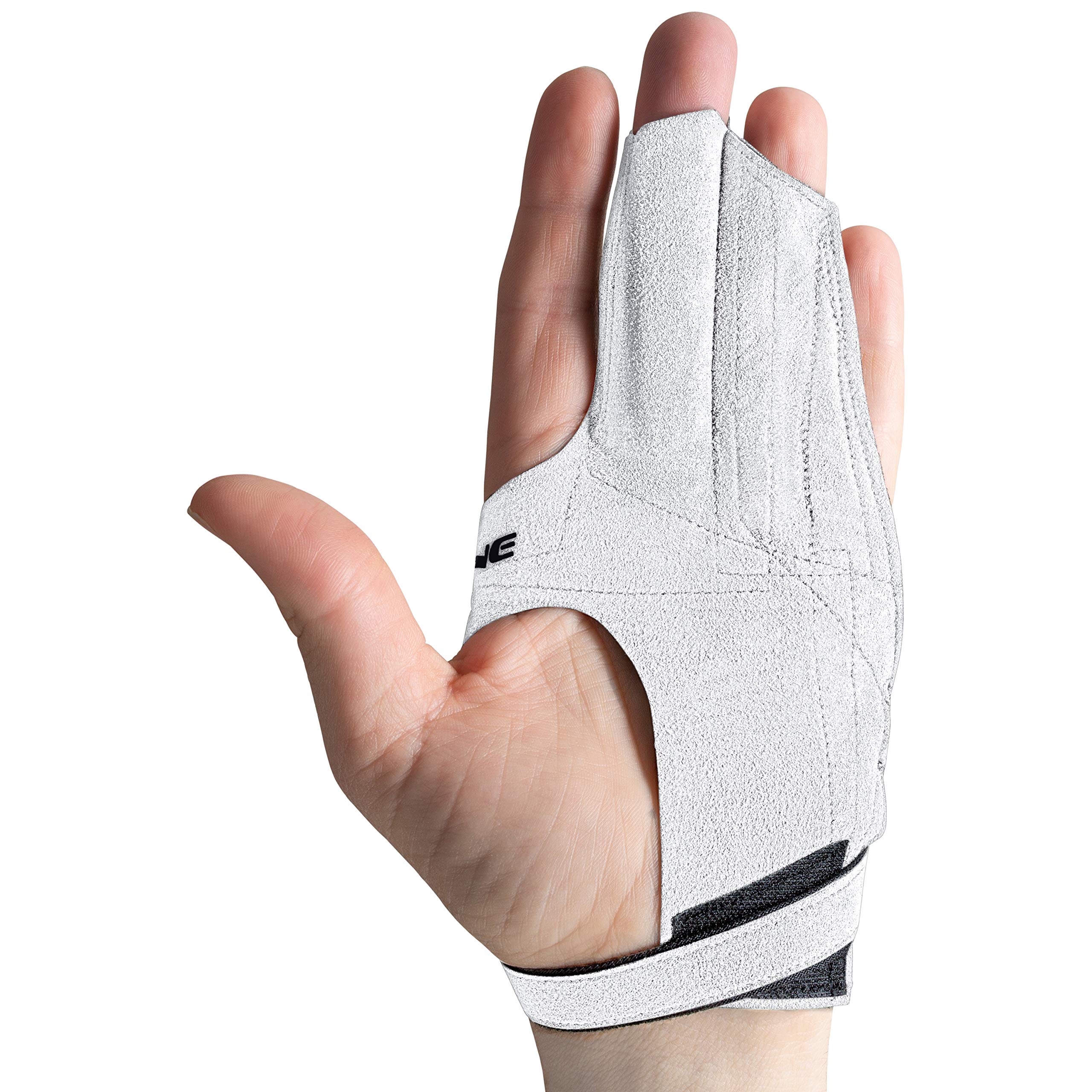 The One! Sweatproof Single Finger Golf Glove Unisex Golf Gloves Men and Womens Golf Glove (White, Medium, Left)