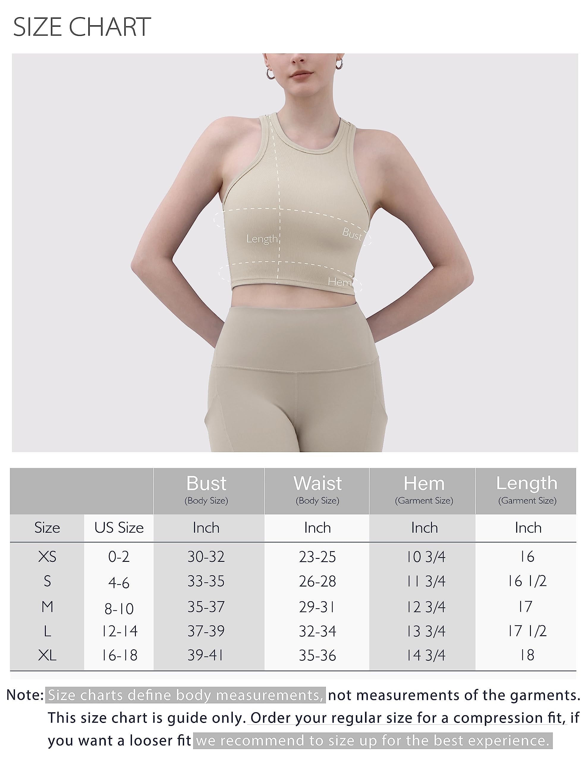 ODODOS Women's Crop 2-Pack Racerback High Neck Ribbed Cropped Tank Tops, Black+Black, Medium