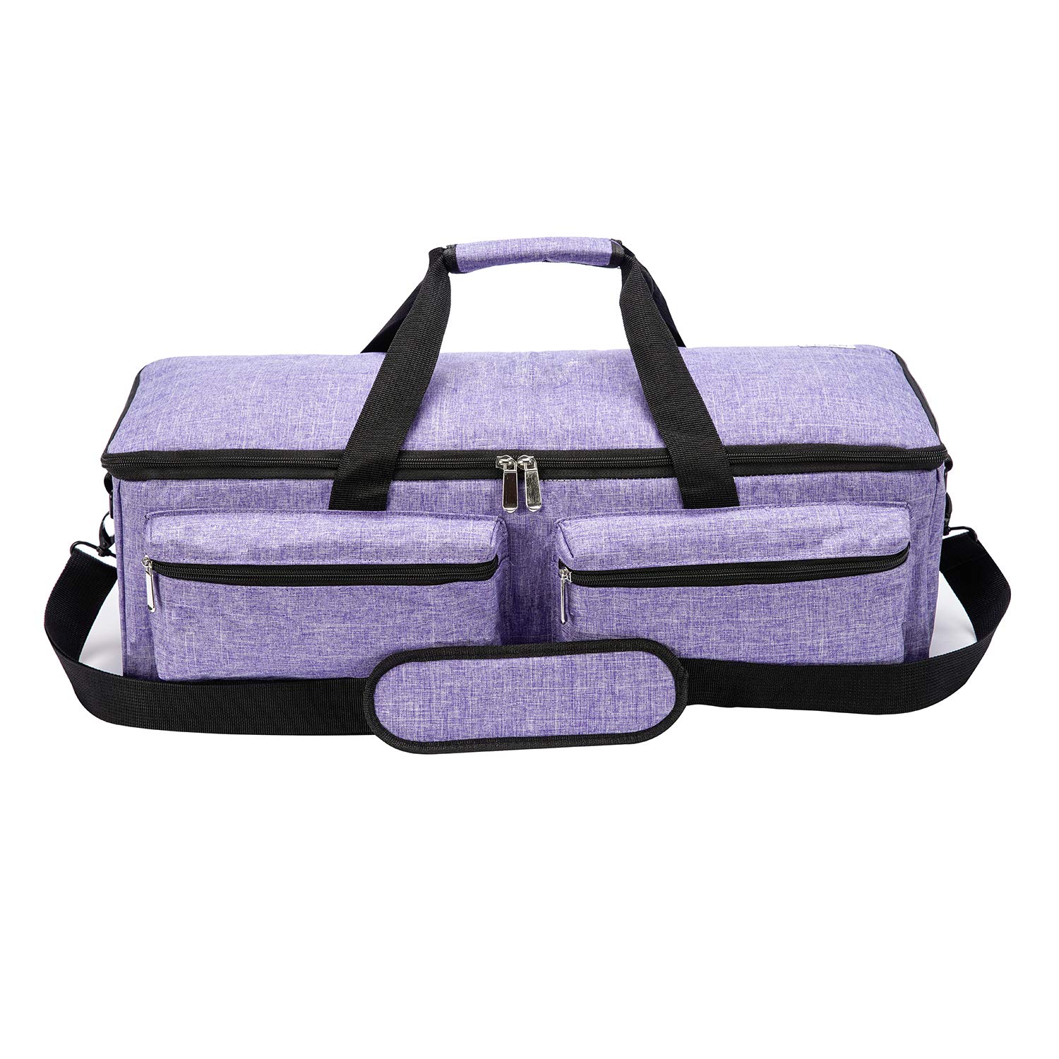 PICAN Foldable Carrying Bag Compatible with Cricut Explore Air and Maker, Tote Bag Compatible with Cricut Explore Air 2 and Silhouette Cameo 3 (Purple)