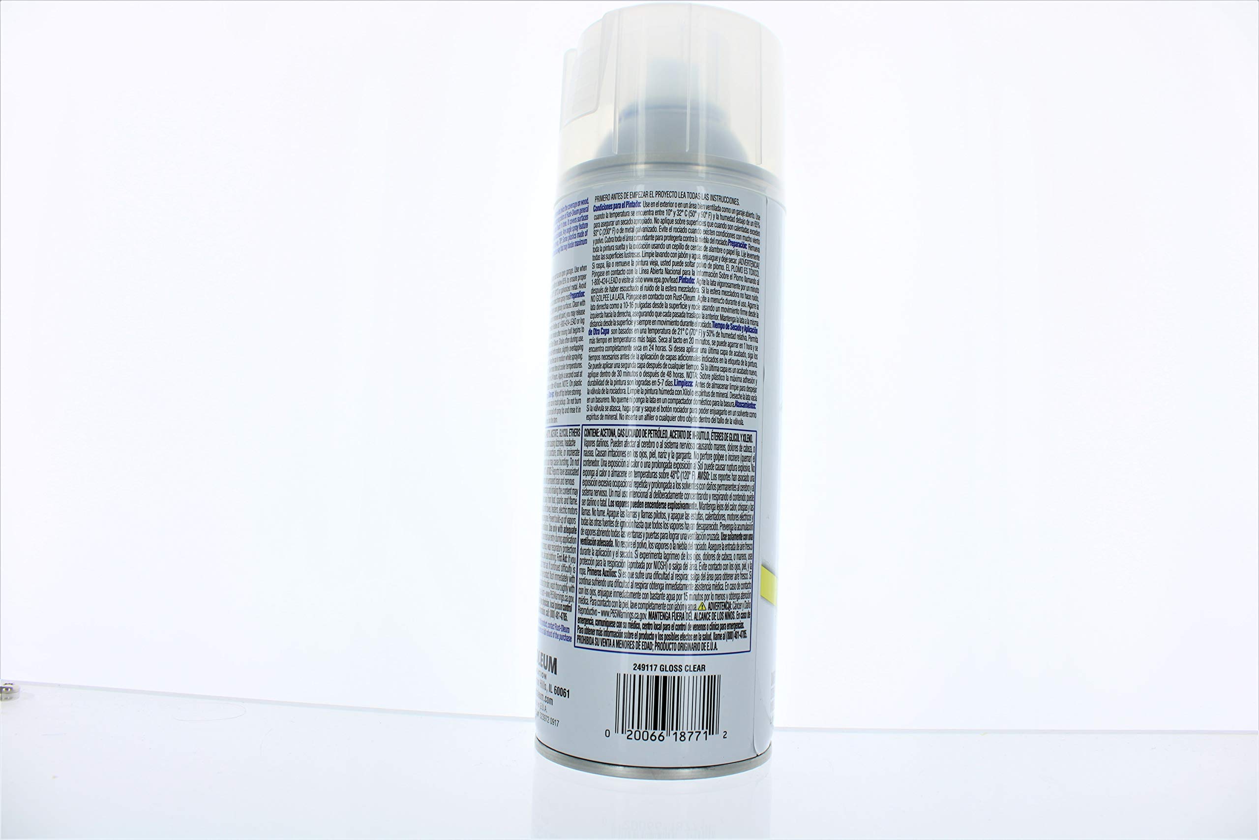 Painter's Touch 2X 12 Oz Clear Cover Spray Paint Gloss [Set of 6]