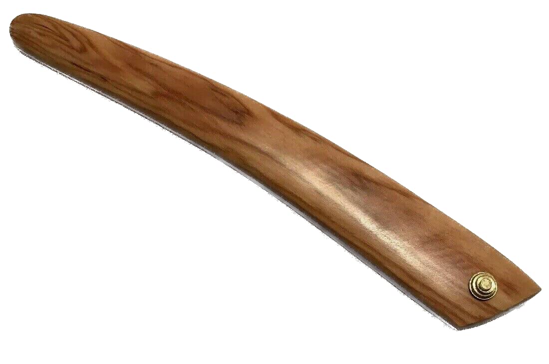 Olivewood Straight Razer Scales Handles To Restore Straight Razors Mounting Handles