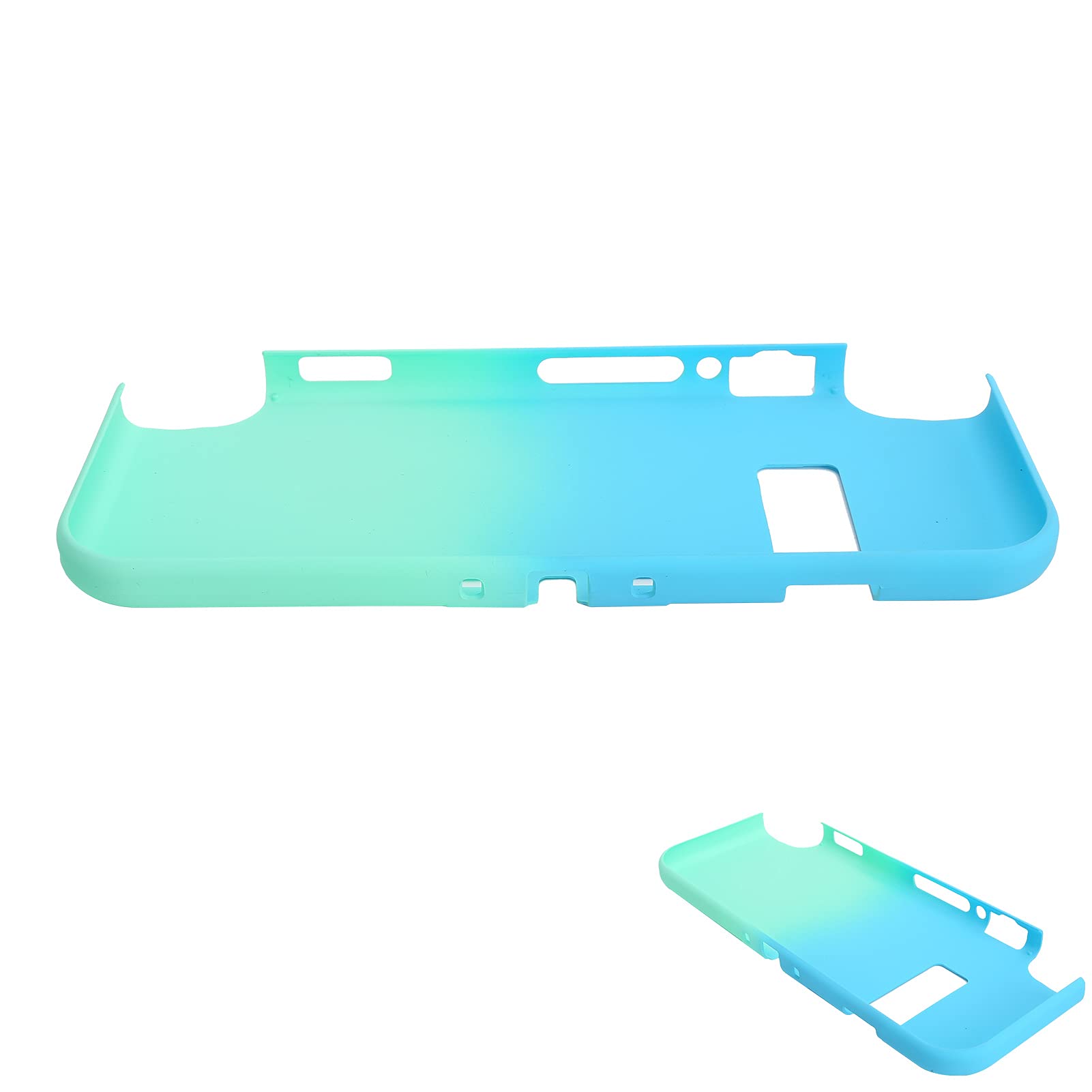 Shanrya Game Console Housing, Easy Grip Anti Collision Skin Friendly for Switch Consoles(Blue-Green Gradient)
