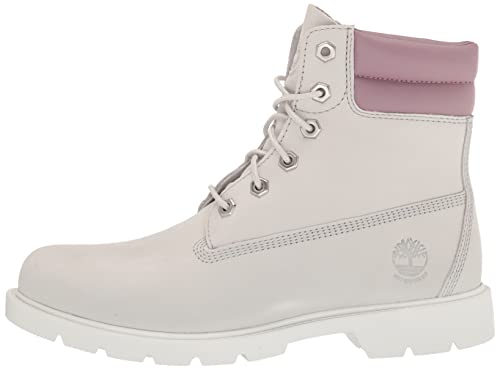 Timberland Women's Linden Woods Waterproof Hiking Boot, Light Grey Nubuck, 7