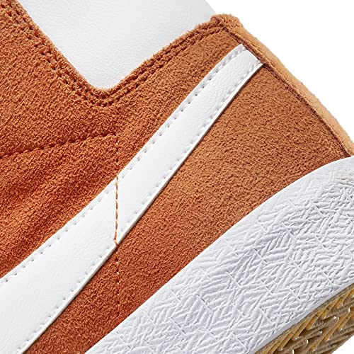 Nike Men's SB Zoom Blazer Mid Shoe (Safety Organge/White, us_Footwear_Size_System, Adult, Men, Numeric, Medium, Numeric_10)