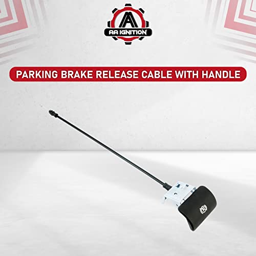 Parking Brake Release Cable with Handle - Compatible with GMC, Chevrolet, Cadillac Vehicles - Tahoe, Silverado, Suburban, Sierra, Avalanche, Yukon, Denali, Replaces Part Numbers 15226272 & 924-305