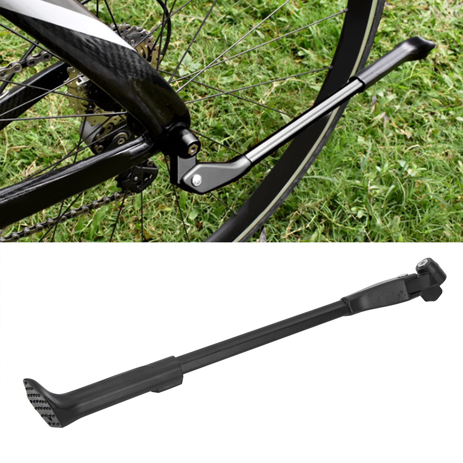 Shanrya Road Bike Kickstand, High Reliability Bike Kickstand for Outdoor for Mountain Bikes