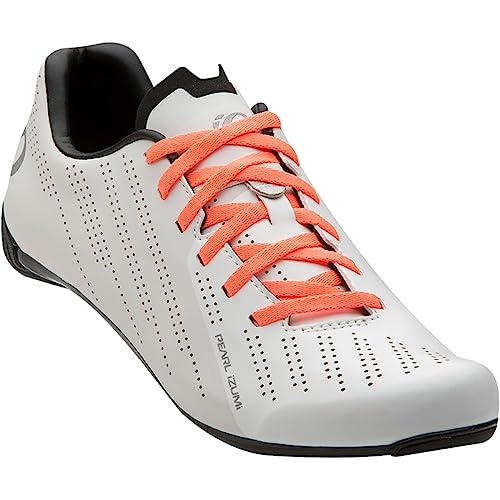 PEARL IZUMI Women's Sugar Road Cycling Shoe, White/White, 43.0
