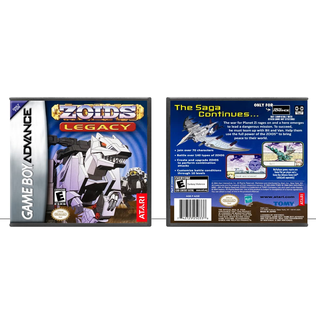 Zoids Legacy | (GBA) Game Boy Advance - Game Case Only - No Game