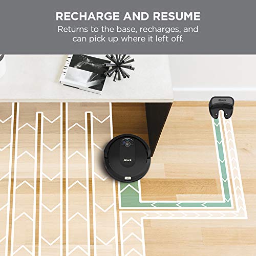 Shark AV993 IQ Robot Vacuum, Self Cleaning Brushroll, Advanced Navigation, Perfect for Pet Hair, Compatible with Alexa, Wi Fi, Black + Towel + Basic Dust Cleaner Spray