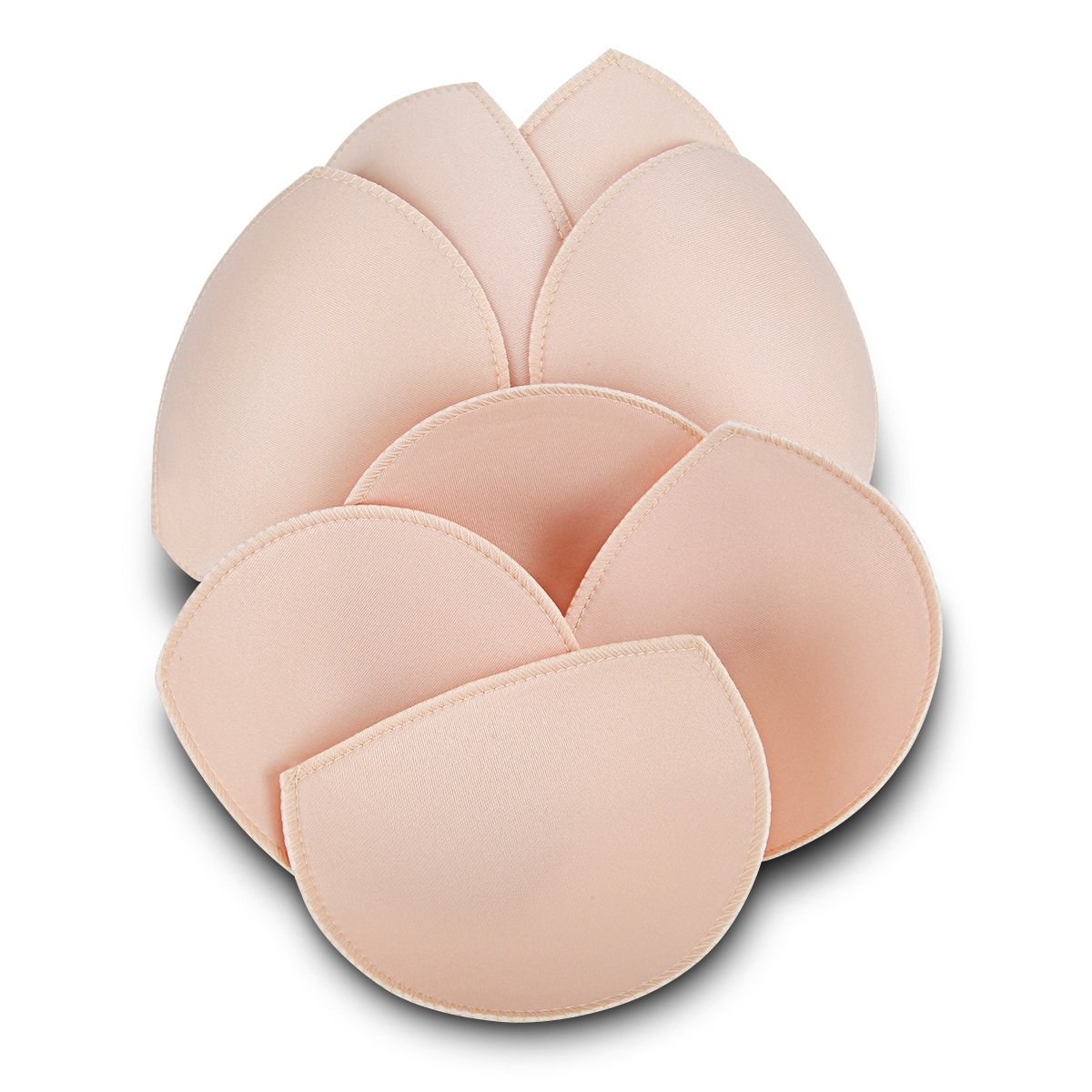 SERMICLE Both Sides Sticky Bra Inserts - Self Adhesive Boob Pads Bra Pad Boob Bra Inserts for Small Chest Women Push up Pad