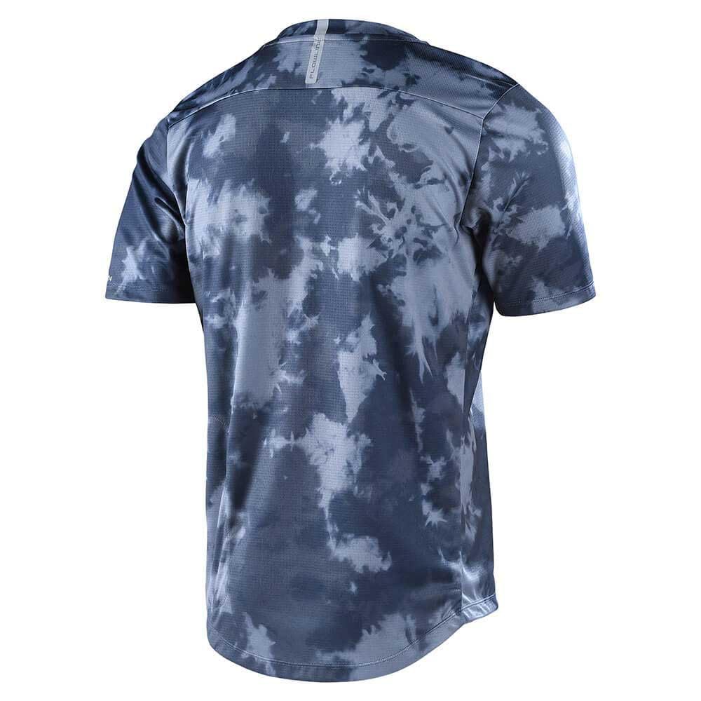 Troy Lee Designs Cycling MTB Bicycle Mountain Bike Jersey Shirt for Men, Flowline SS Plot (Charcoal, Large)
