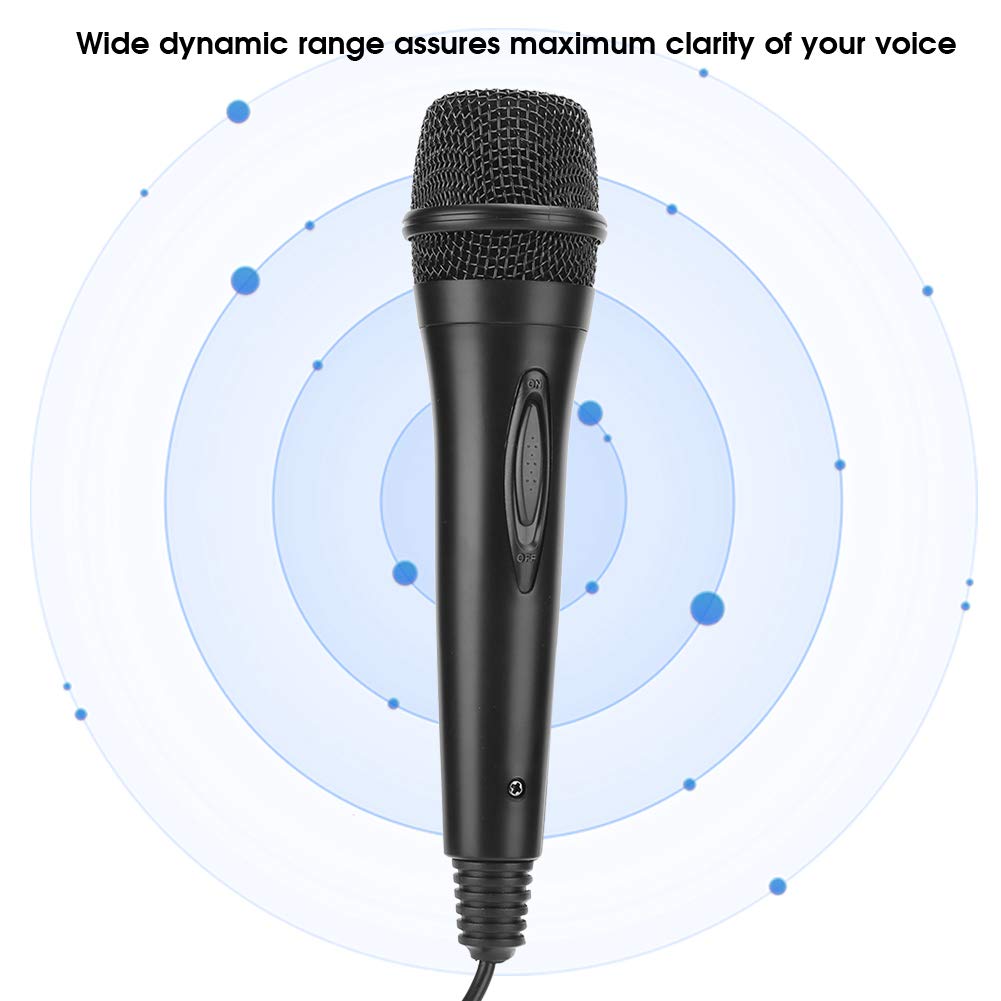 YYOYY USB Wired Microphone, for Switch//WII/XBOXONE/XBOX360, for Game Music, Rock Bands, Guitar , Portable Microphone, Cable, Plug and Play