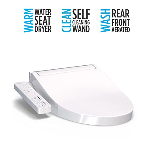 TOTO SW3023#01 WASHLET KC2 Round Electronic Bidet Toilet Seat, Cotton White