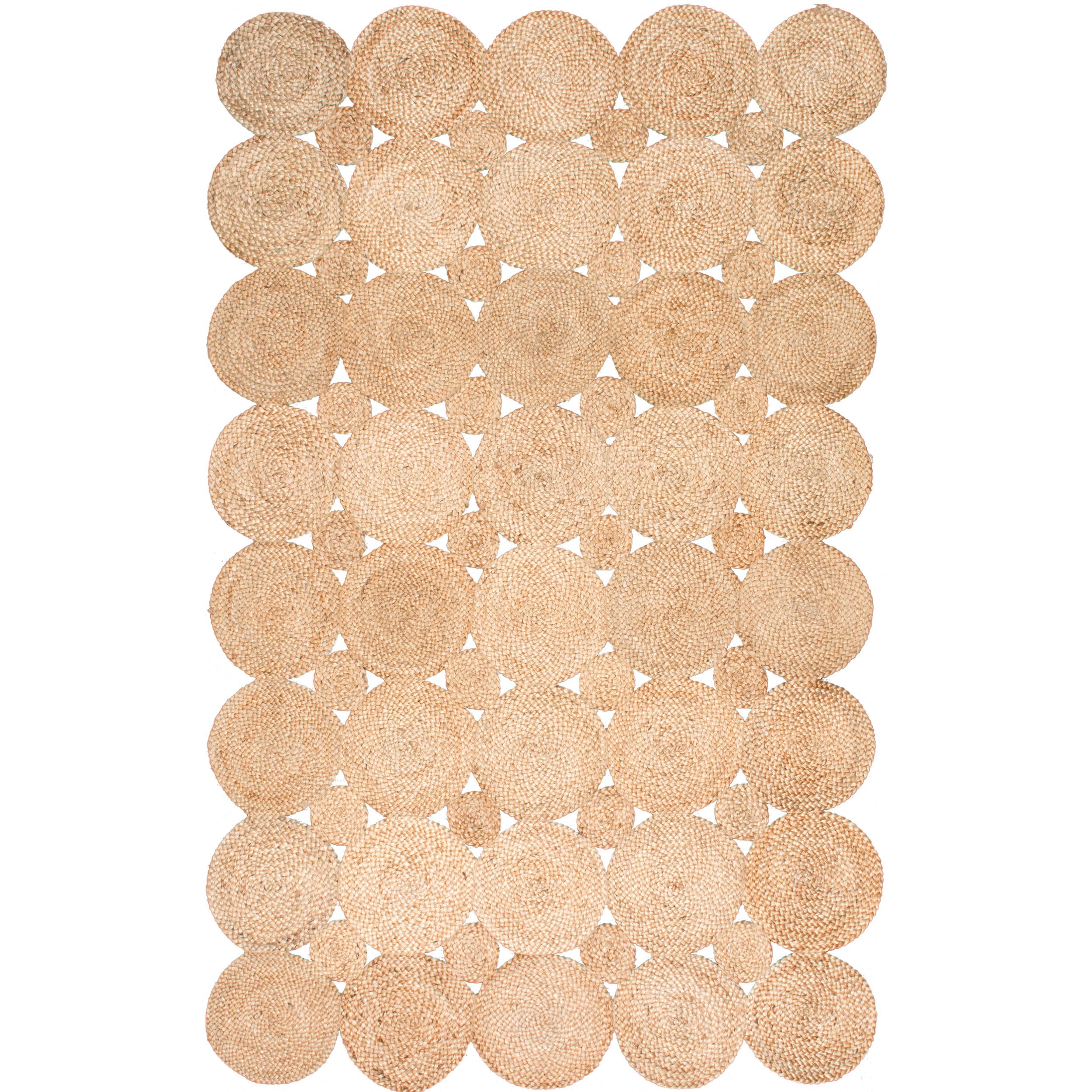 nuLOOM Hand Woven Drusilla Area Rug, 8x10, Natural