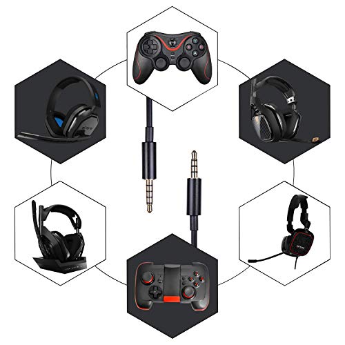 Replacement Astro A10 A30 A40 A50 to Xbox One, Play Station 4 and Smartphone Audio Cable Cord Lead