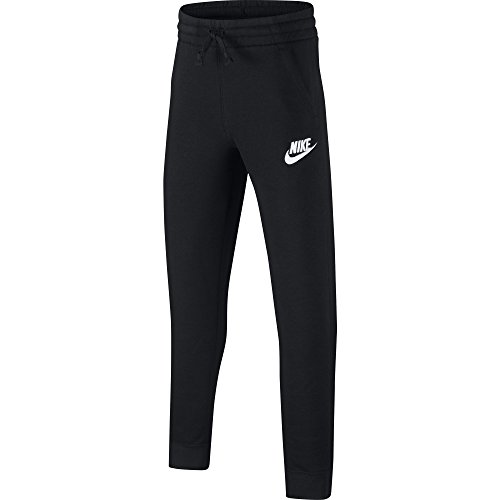 NIKE Sportswear Boys' Club Fleece Joggers, Black/Black/White, X-Large