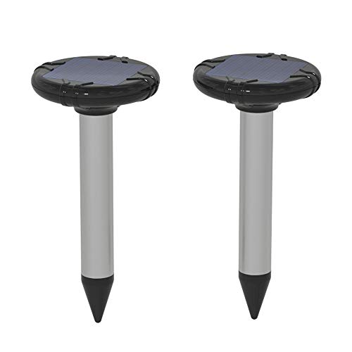 Winpest Solar Powered Snake Repellent for Yard, Snake Away Repellent Safe for Dogs, Get Rid of Snakes Snake Gone - 2 Pack