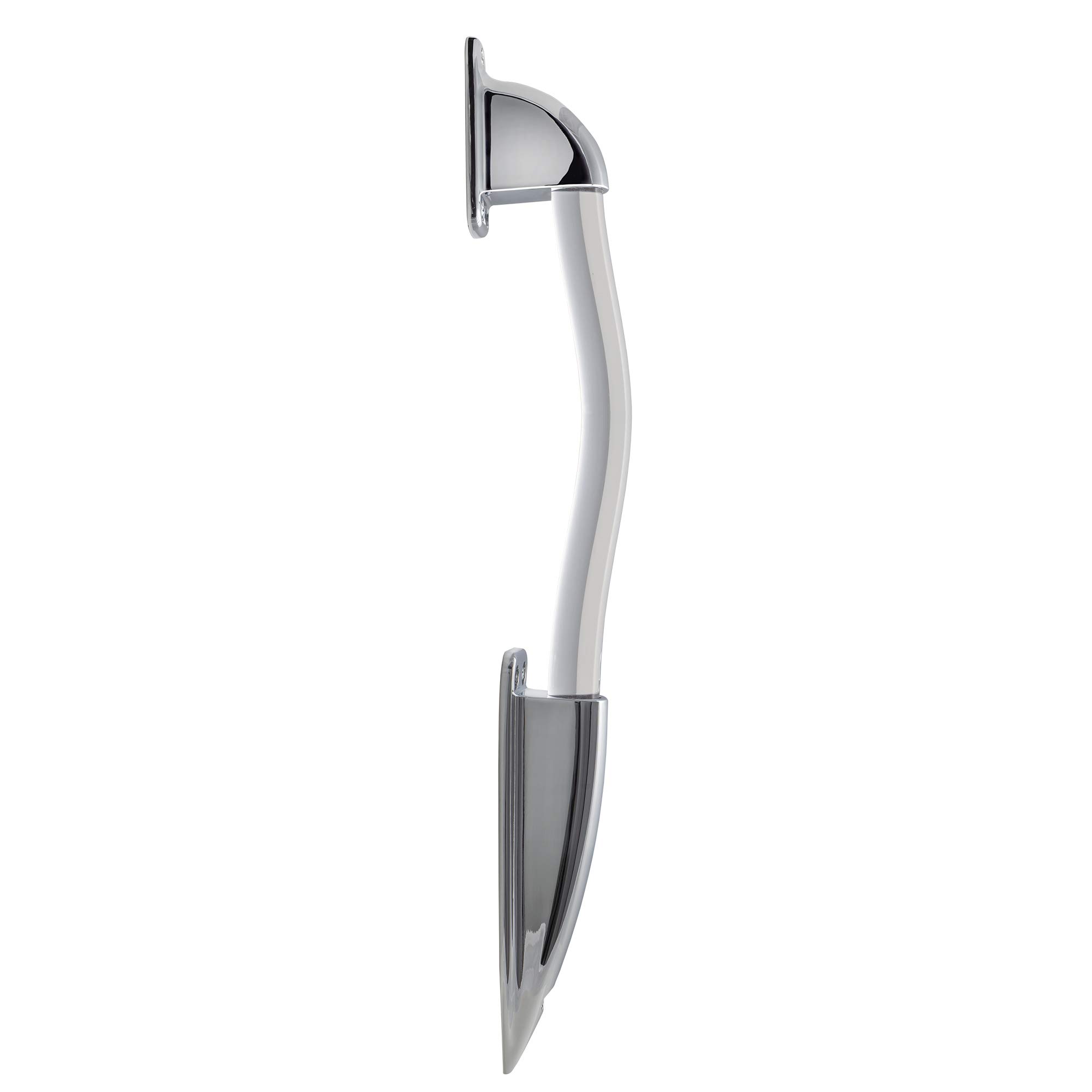 RecPro RV Entry Door Assist Handle | S Style Bar | Chrome Plated | Optional LED Color (White)