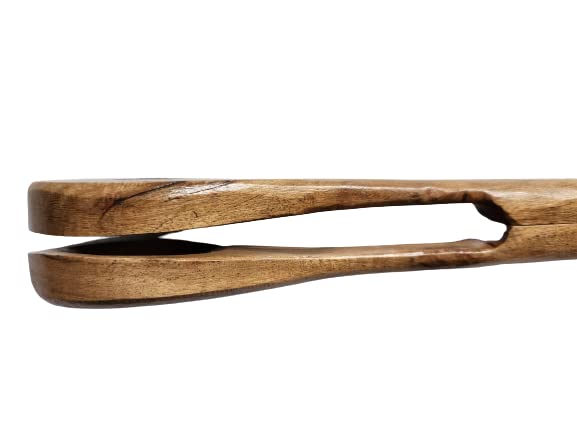 Wooden Musical Spoons - Hand Percussion - Appalachian Folk Instrument (Brown)