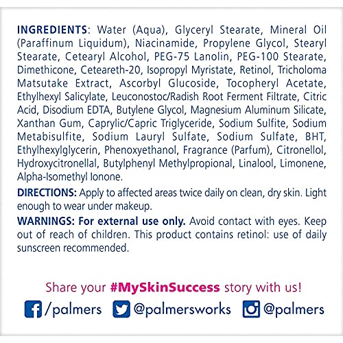 Palmer's Skin Success Anti-Dark Spot Fade Cream for Dry Skin 2.70 oz (Pack of 2)