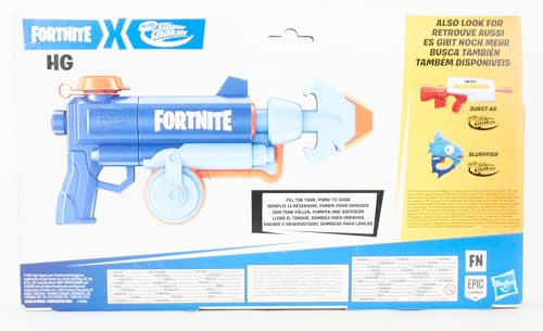 NERF Super Soaker Fortnite HG Water Blaster - Pump-Action Soakage for Outdoor Summer Water Games - for Teens, Adults