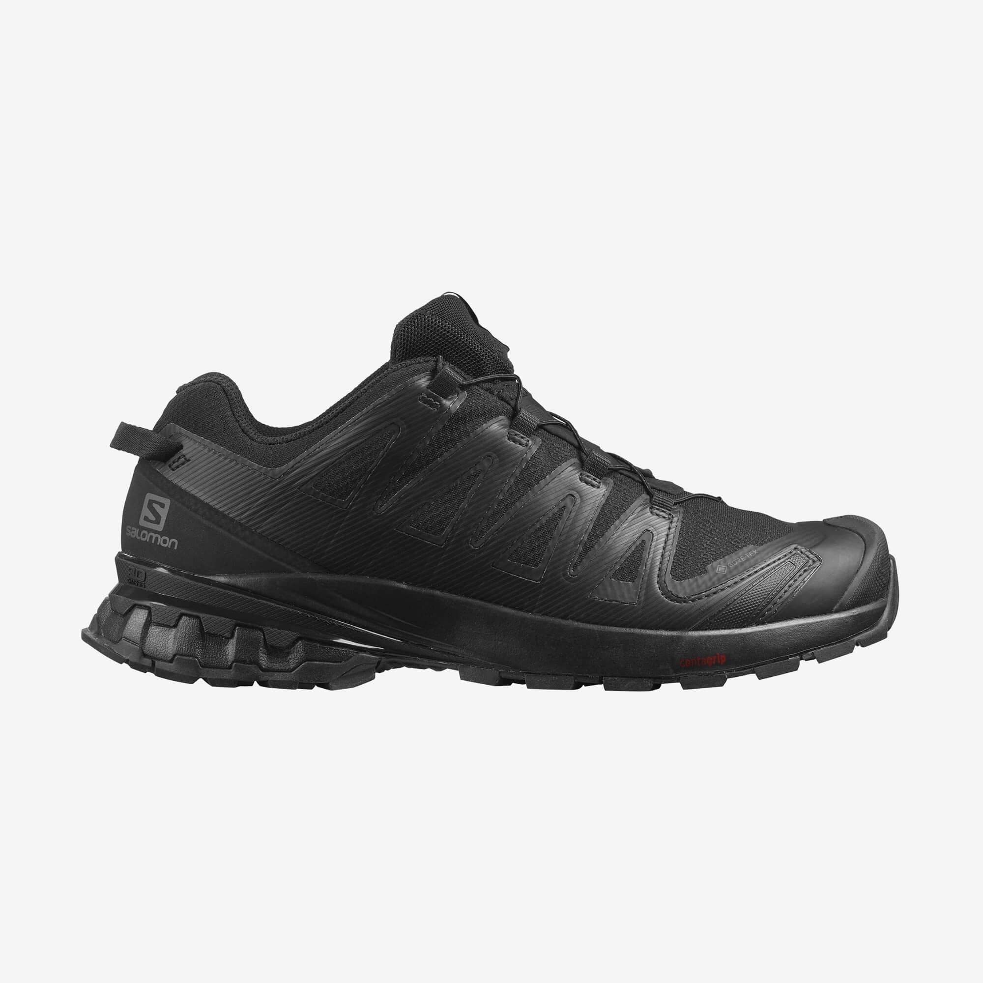 Salomon XA PRO 3D v8 Gore-TEX Trail Running Shoes for Men, Black/Black/Black, 9.5