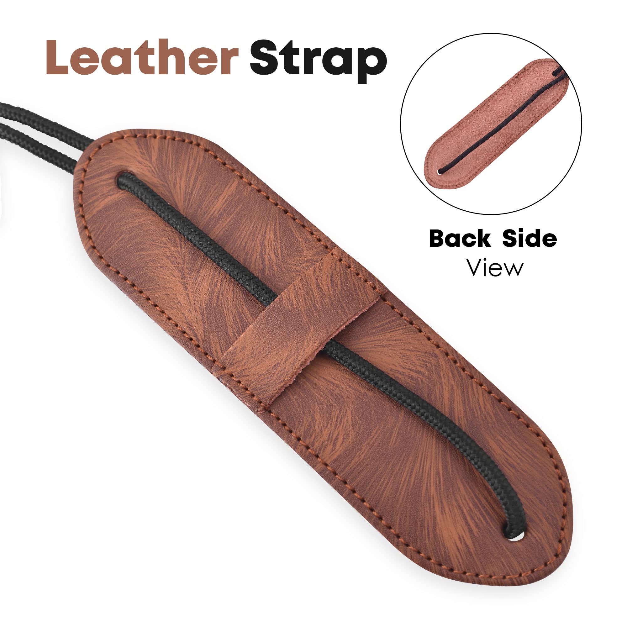TURO SPORTS Leather Recurve Bow Stringers- Traditional Bow String Long Archery Tools Rope for Professionals Trainers and Beginners