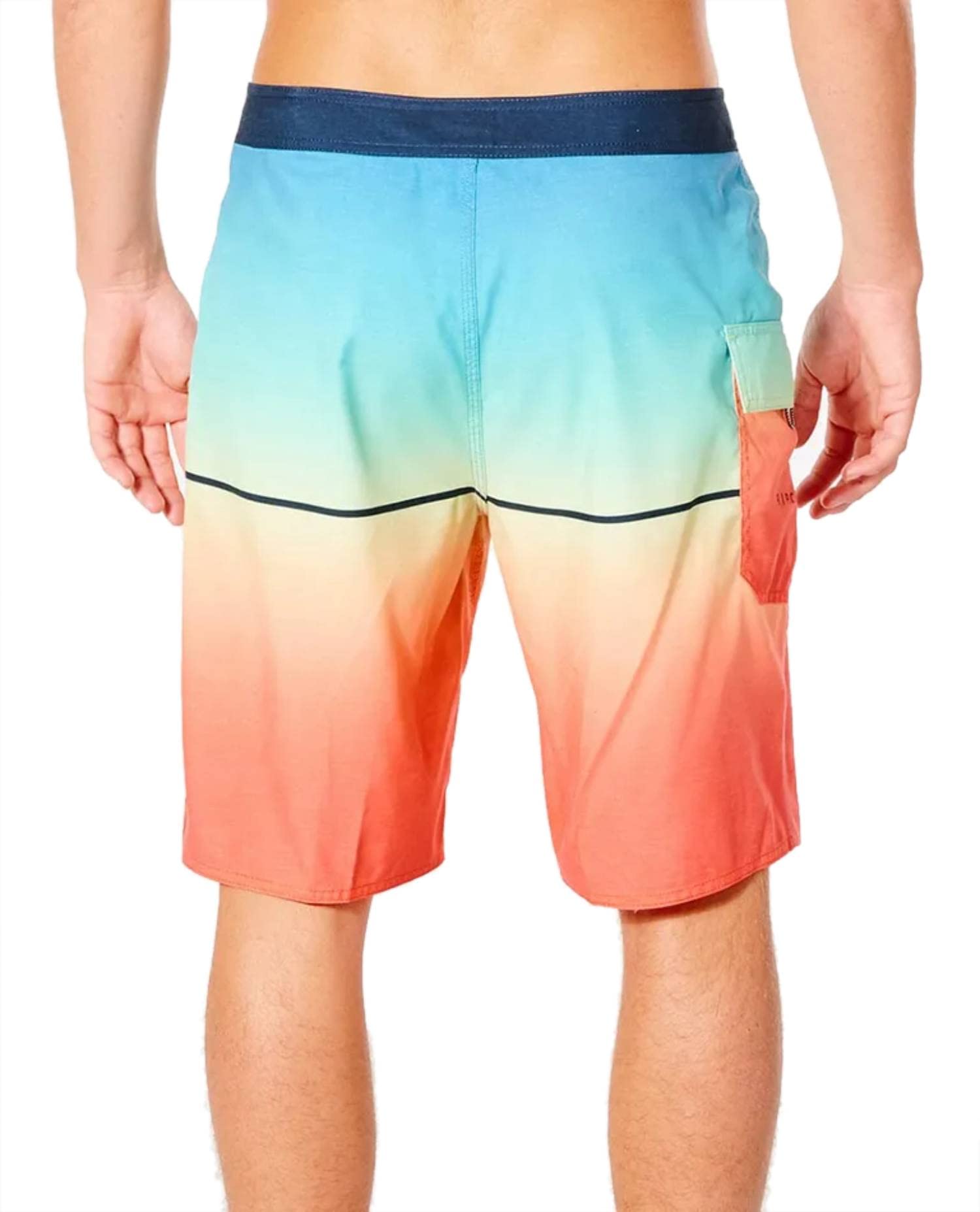 Rip Curl Dawn Patrol 21" Boardshorts for Men - Ripsuede Fabric - Pure Polyester - Engineered Sublimation Print Coral 36 One Size