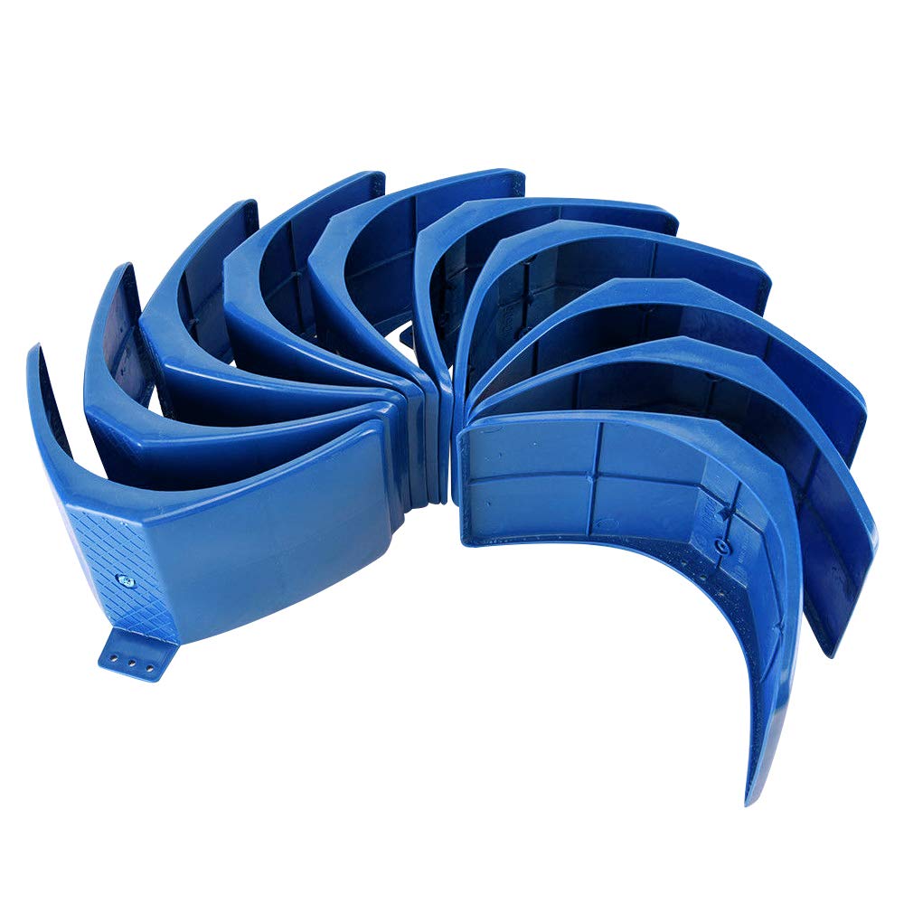 SENNAUX 10PCS Dove Rest Stand Frame Pigeon Perches Grill Dwelling Bird Rest Roost Holder (10PCS, Blue)