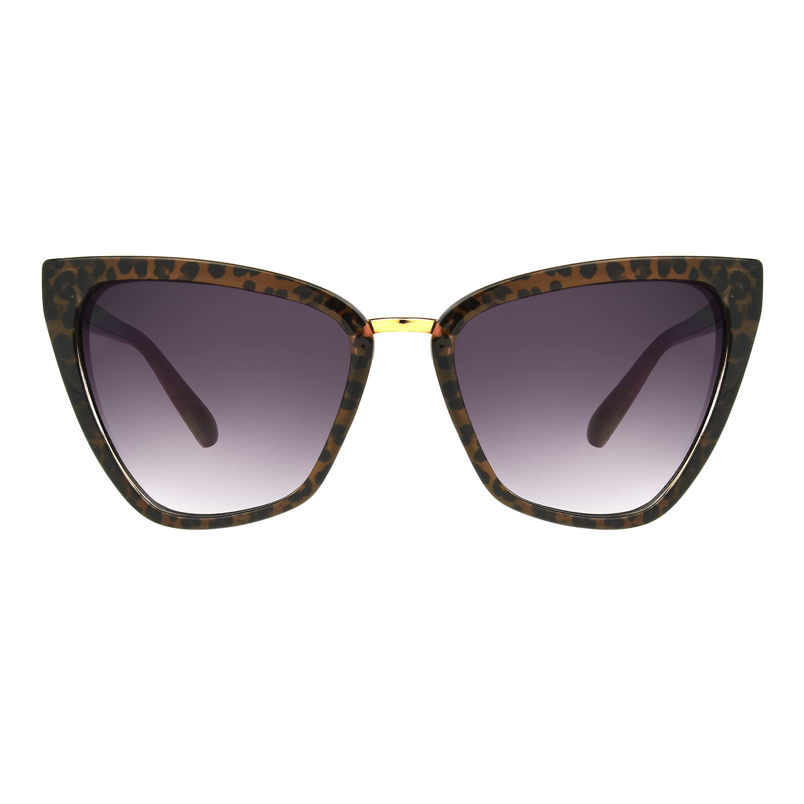 Steve Madden Cateye Iris Cat-Eye Sunglasses for Women, Animal, 57mm