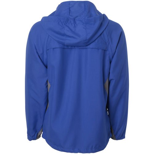 Rawlings Sporting Goods Mens Adult Jacket W Removable Sleeves & Hood, Royal, Small