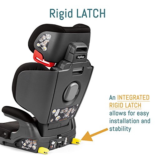 Peg Perego Viaggio Shuttle Plus 120 - Booster Car Seat - for Children from 40 to 120 lbs - Made in Italy - Licorice (Black)