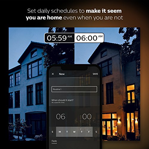 Philips Hue 2-Pack White Ambiance 60W Equivalent Dimmable LED Smart Bulb (Works with Alexa Apple Homekit and Google Assistant), 2 Bulbs (453092)
