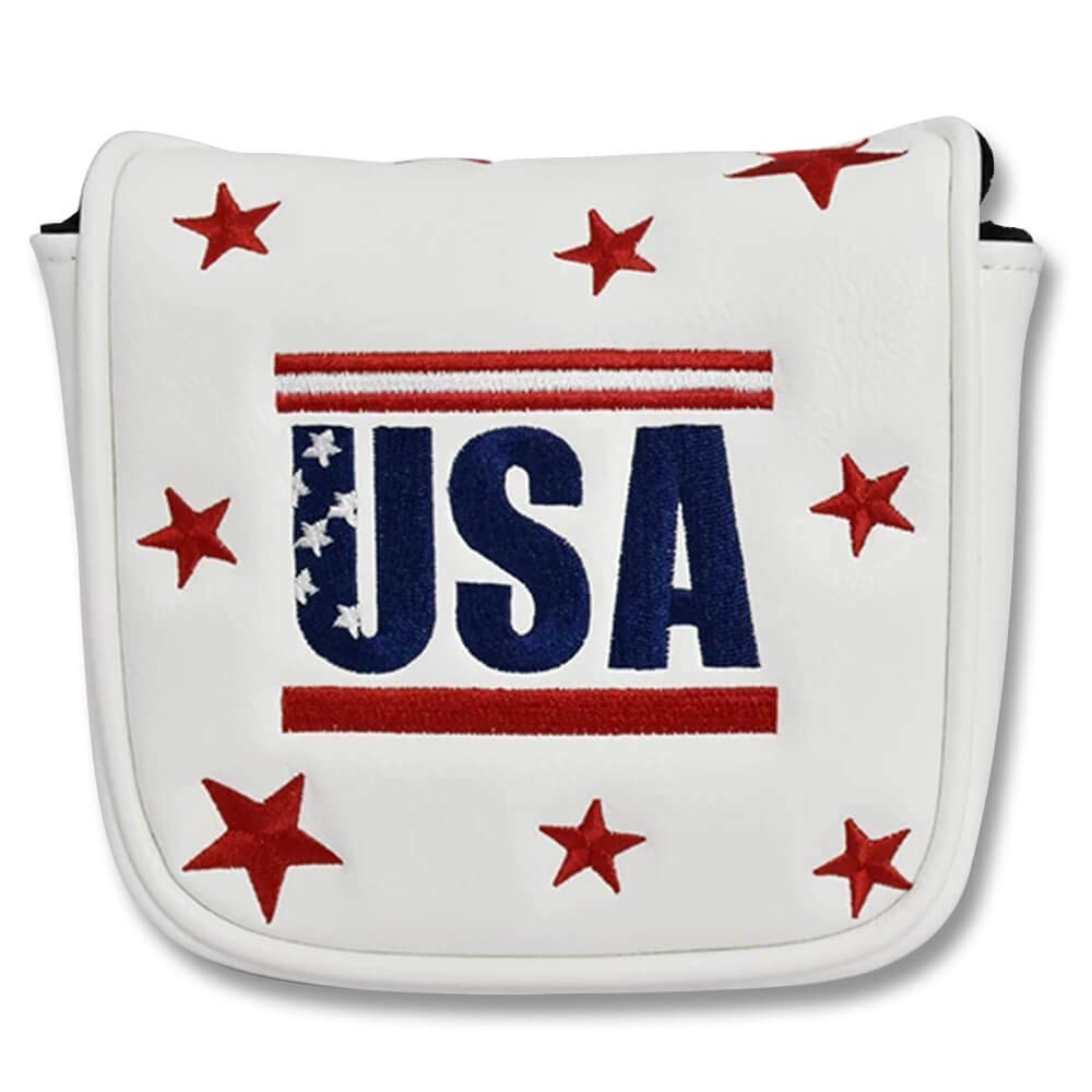 PRG Originals USA Spider Mallet Putter Cover (White)