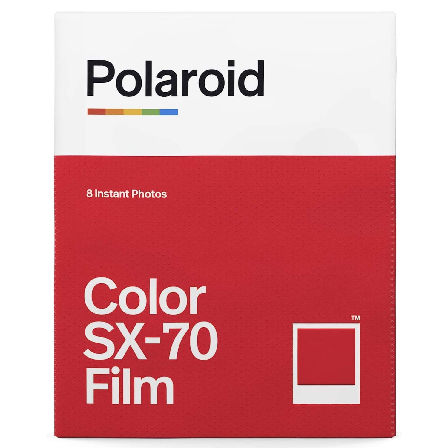 Polaroid Color Film for SX-70 (8 Sheets) + Grey Album Holds 32 Photos + Cloth