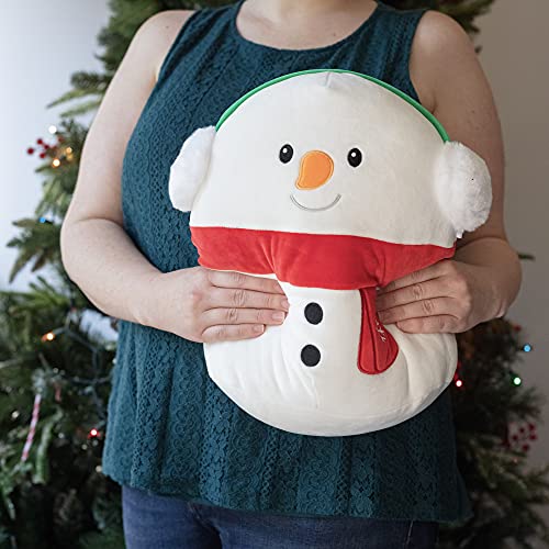 Squishmallow 12" Manny The Snowman - Official Kellytoy Plush - Soft and Squishy Stuffed Animal Toy - Great Gift for Kids - Ages 2+