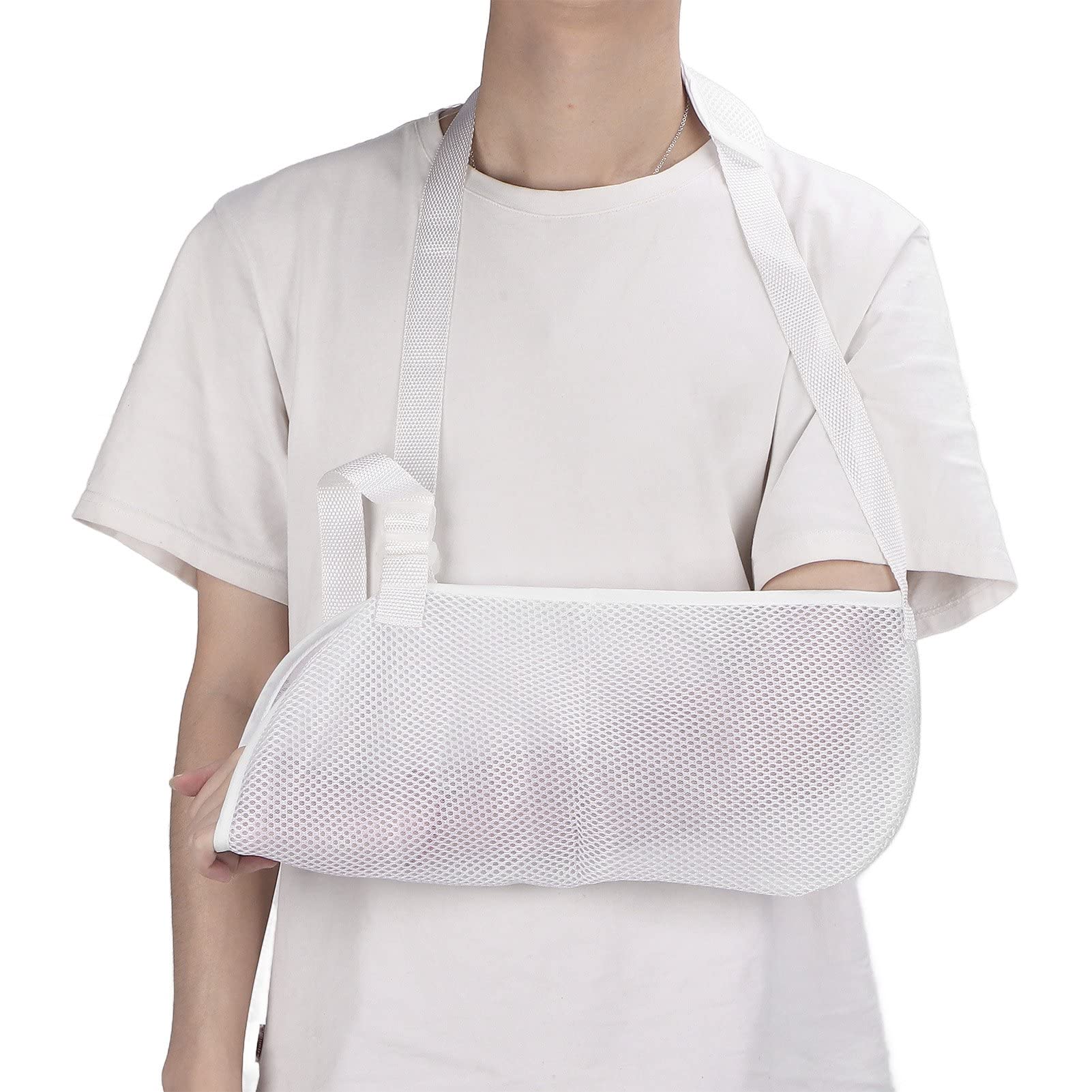 Shoulder Immobilizer, Rotator Cuff Brace Breathable Forearm Injury Arm Holder Shoulder Arm Brace Arm Forearm Fractures and Wrist Sprains