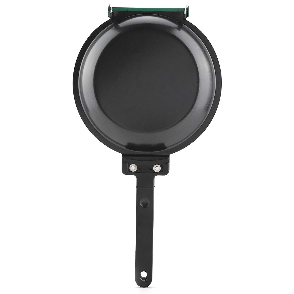 Vipxyc Double Side Pan, Green Iron Material Ceramic Pan Pancake Maker for Home Kitchen