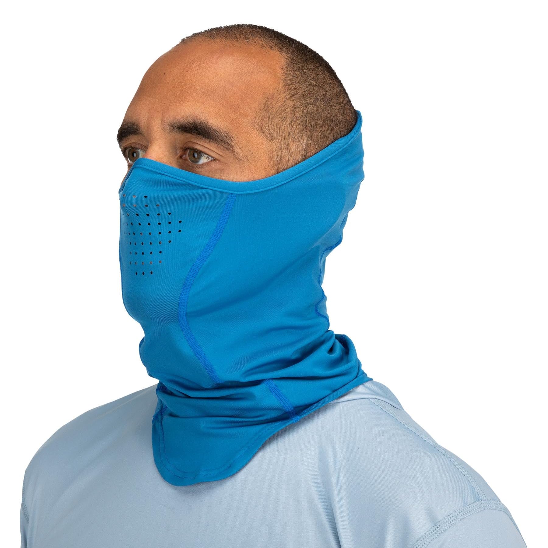 Simms UPF 50+ SunGaiter - Advanced Protection Neck Gaiter with Breathing Holes, Lightweight & Quick-Drying, Ideal for Anglers & Outdoor Enthusiasts (Meridian, One Size)