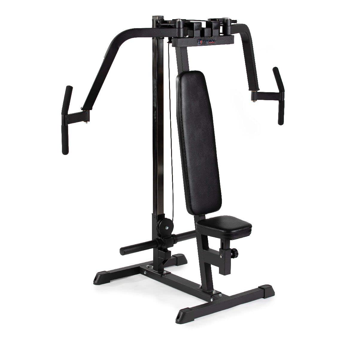 Titan Fitness Plate-Loaded PEC Fly and Reverse Delt Machine, Rated 300 LB, Upper Body Specialty Machine, Chest, Back, and Shoulder Training