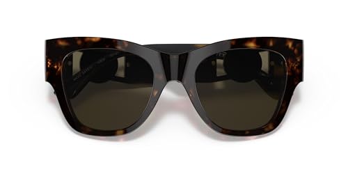 Versace VE 4415U 108/3 Havana Plastic Cat-Eye Sunglasses Brown Lens