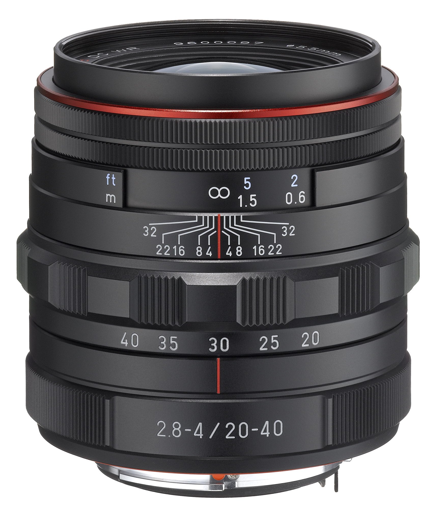 Pentax HD DA 20-40mm F2.8 - 4 Limited DC WR Wide Zoom Lens for Q Mount - Black