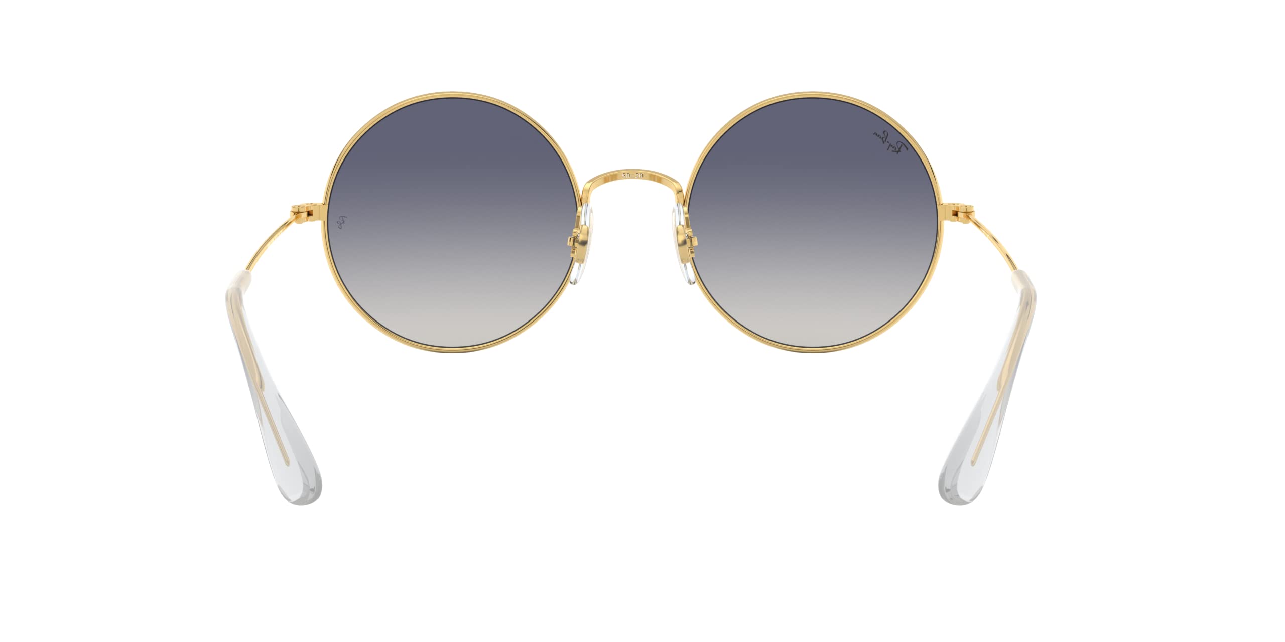 Ray-Ban RB3592 Ja-Jo Round Sunglasses, Gold/Light Brown Gradient Blue, 55 mm