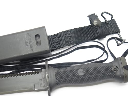 Ontario 6141 MK 3 Navy Knife (Black), stainless steel