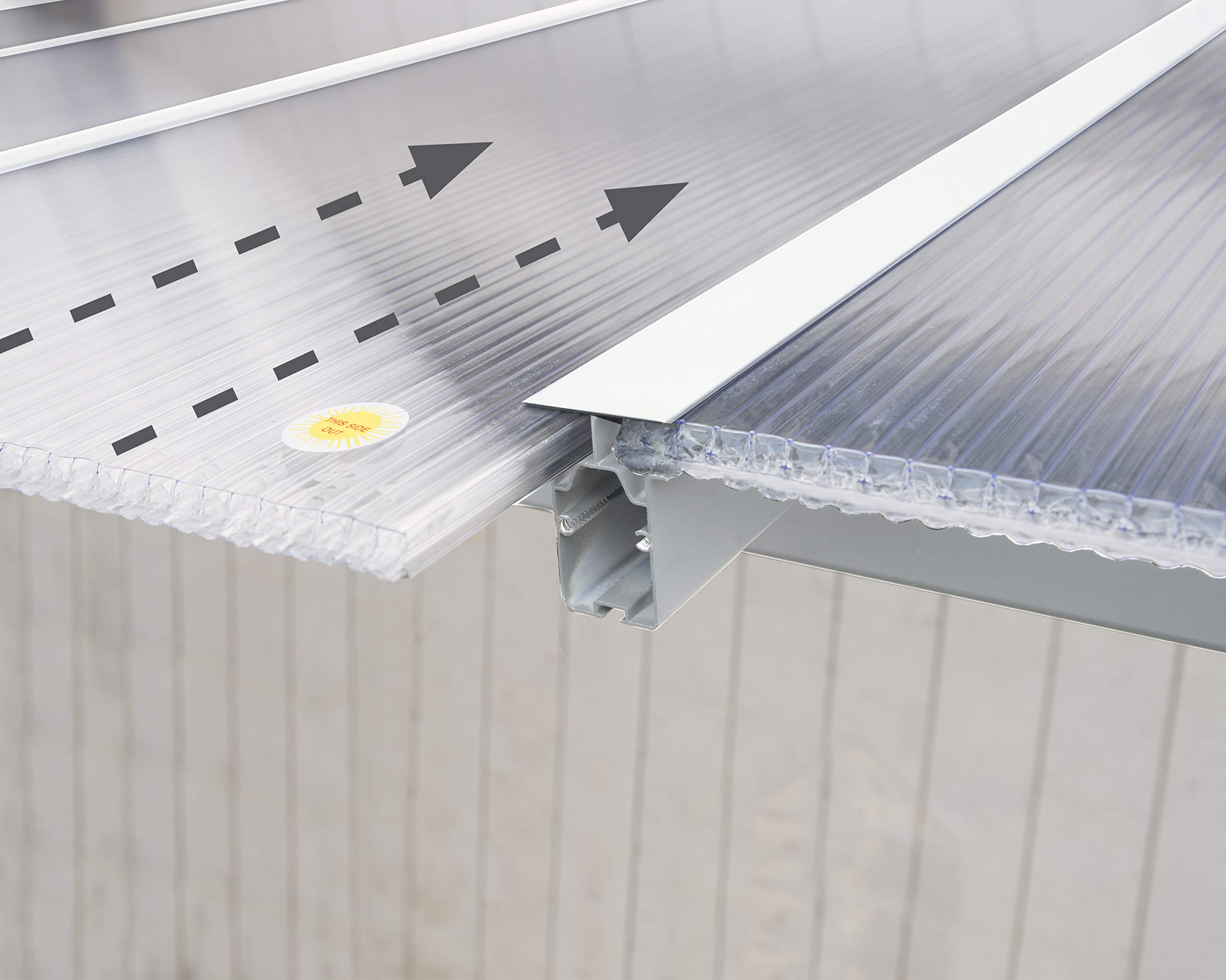 Palram - Canopia Olympia 10' x 24' Patio Cover - White/White