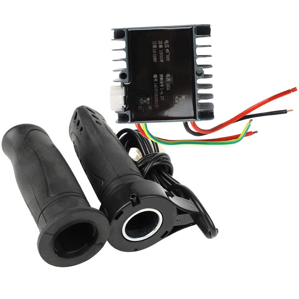 Set of Brushed Controller, 48-60V 1500W Motor Brushed Controller Box for Electric Scooter Tricycle