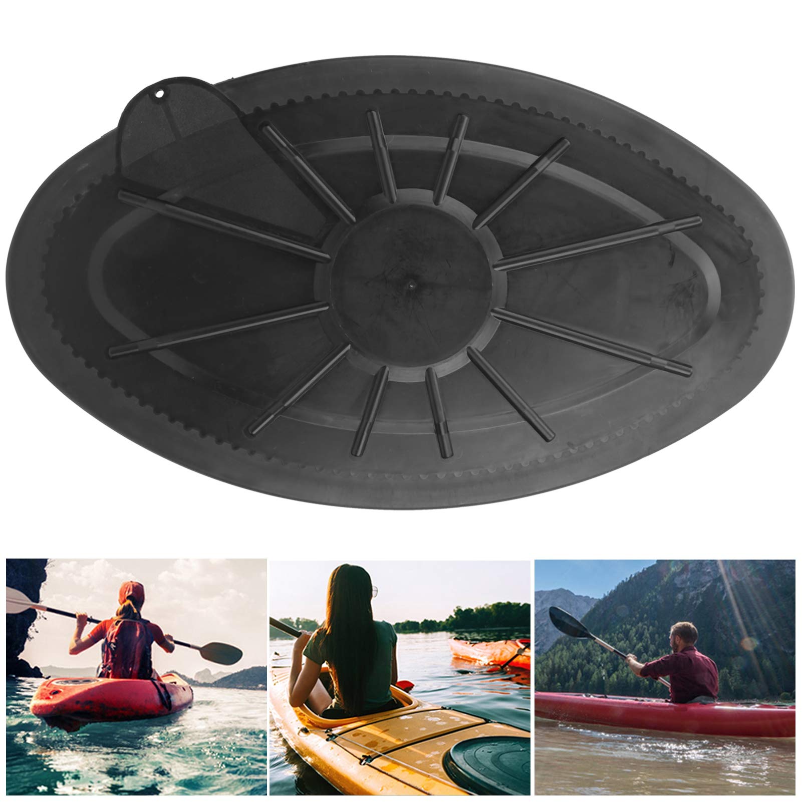 Teror Deck Hatch Cover,Waterproof Round Hatch Cover Plastic Deck Inspection Plate for Marine Boat Kayak Canoe