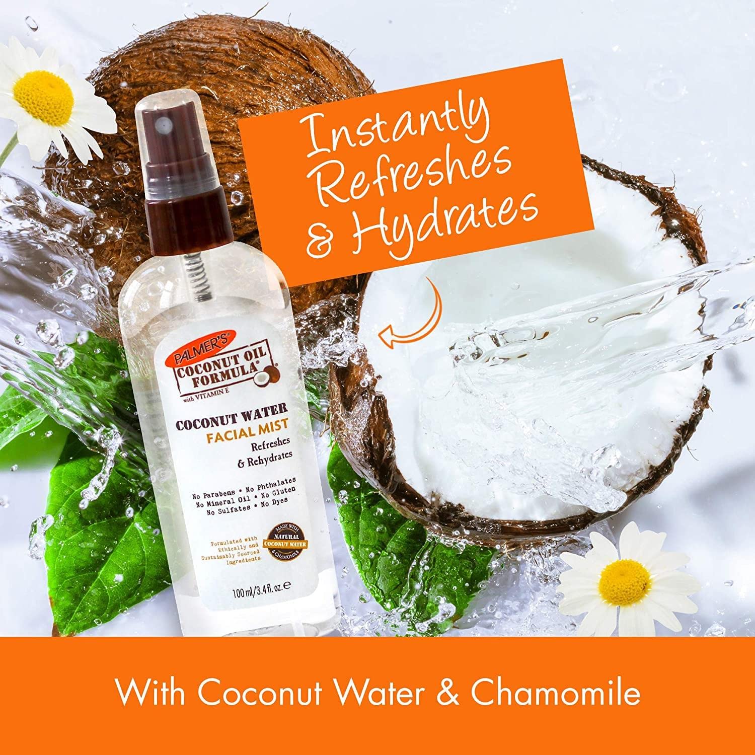 Palmer's Coconut Oil Formula Coconut Water Facial Mist, 3.4 fl. oz.